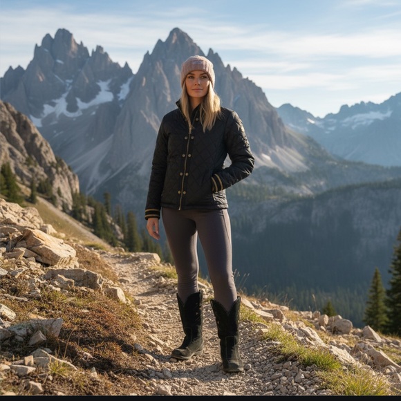 Bogner | Jackets & Coats | Bogner Black And Gold Ski Jacket Military ...